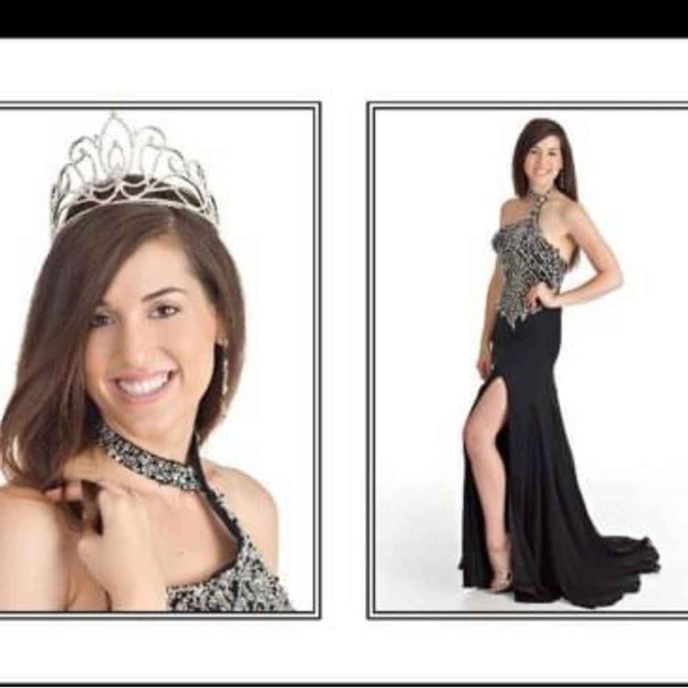 The Crown Collection-Pageant/Evening Gown, Black. - Gem